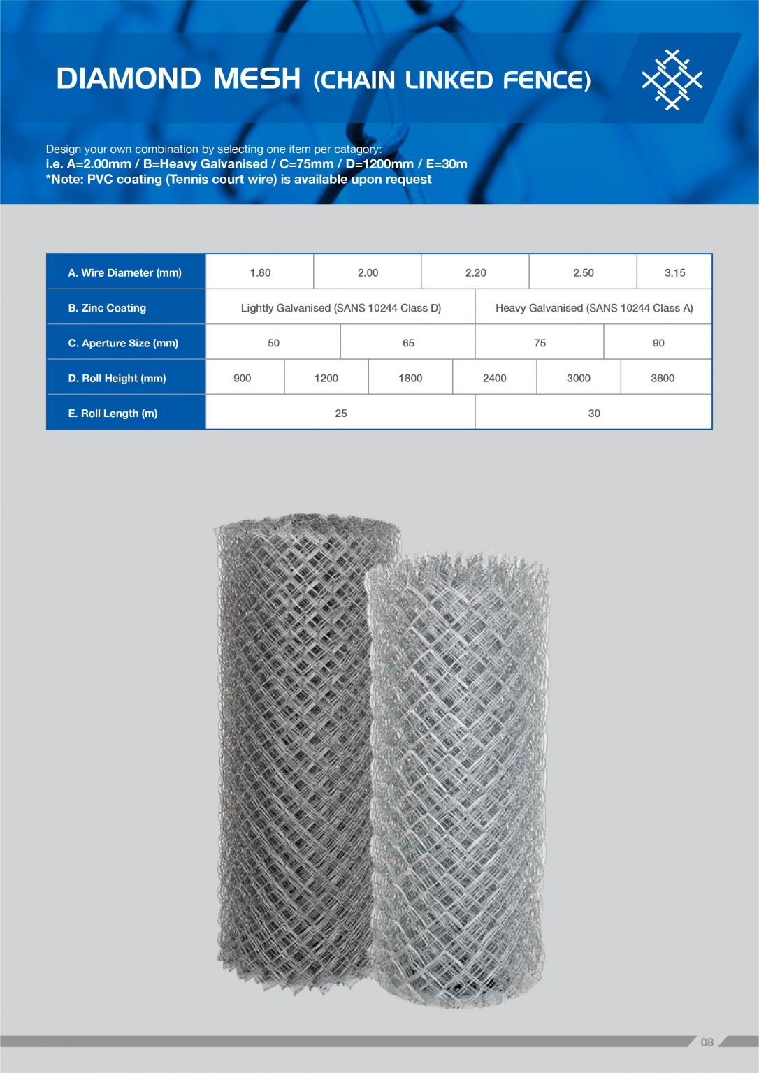 Diamond Mesh - Barnes Fencing